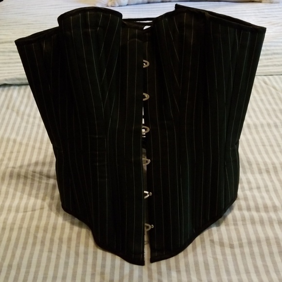 Intimates & Sleepwear | Womens 26 Inch Real Steel Boned Goth Corset ...
